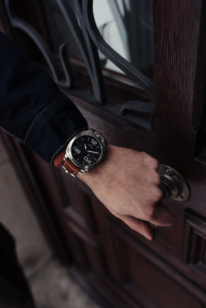 ANONIMO Watches - BRONZE CASE BLACK DIAL – Anonimo Watches